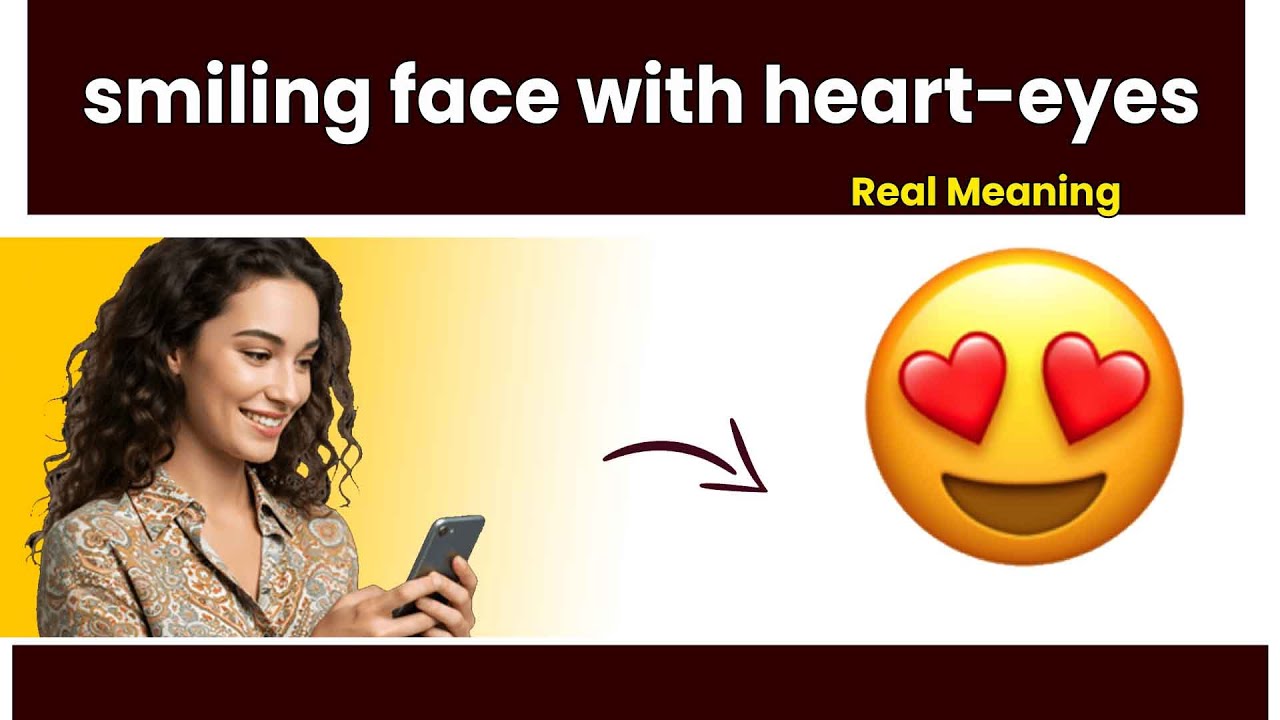 Smiling face with heart-eyes Meaning || (😍) emoji means - YouTube