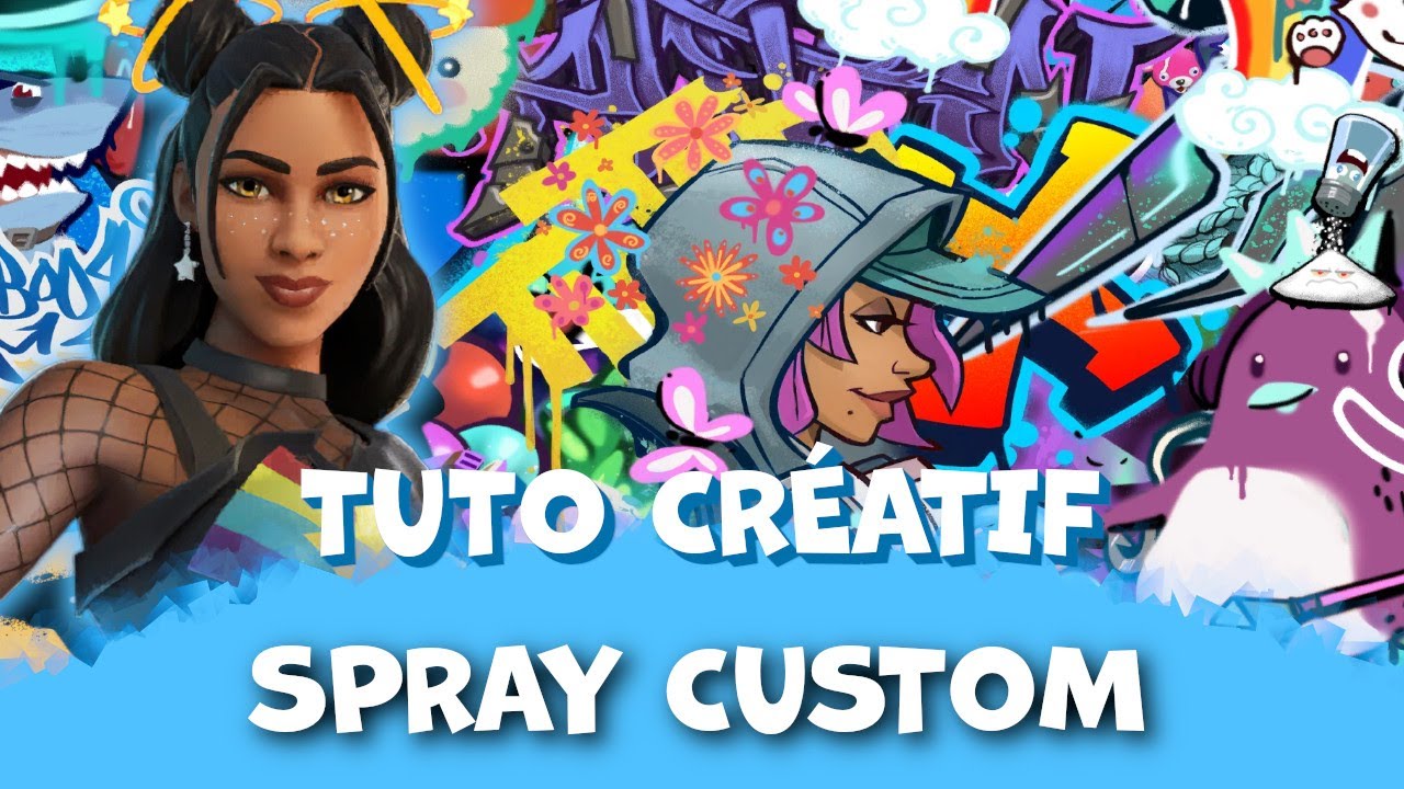 CRÉER DES SPRAYS CUSTOM POUR SA MAP FORTNITE ! - Tuto Créatif #44 - YouTube