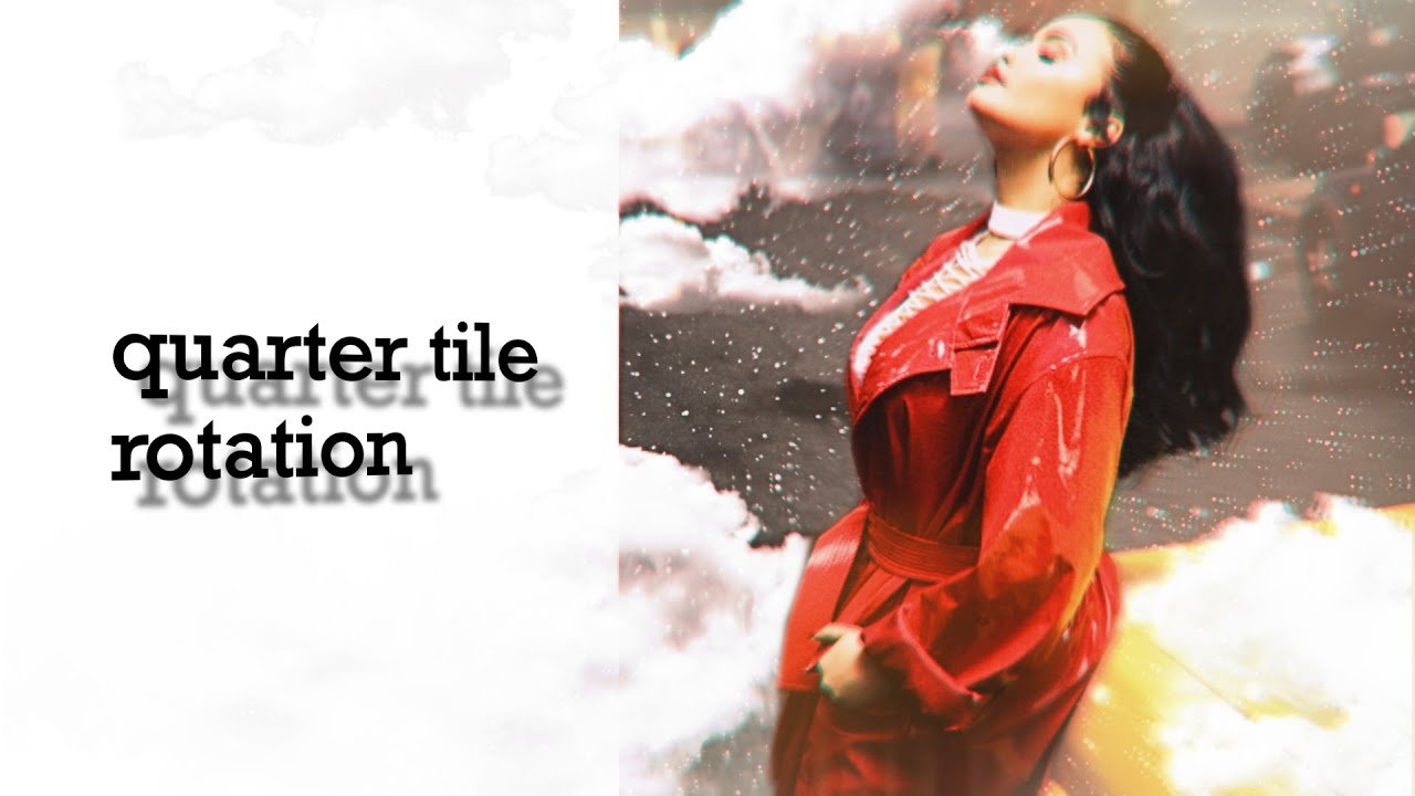 quarter rotation | after effects (AE) tutorial - YouTube