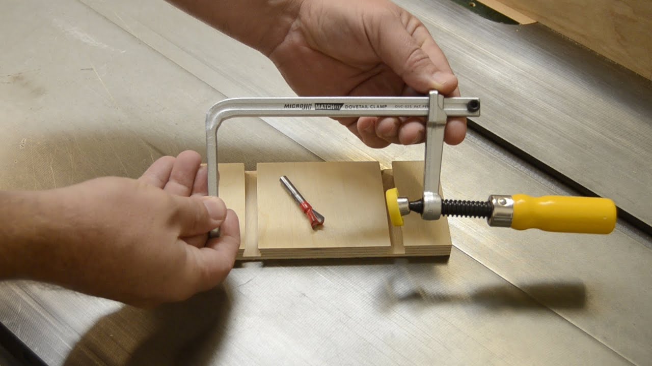 First Look at MicroJig's MatchFit Dovetail Clamps - YouTube