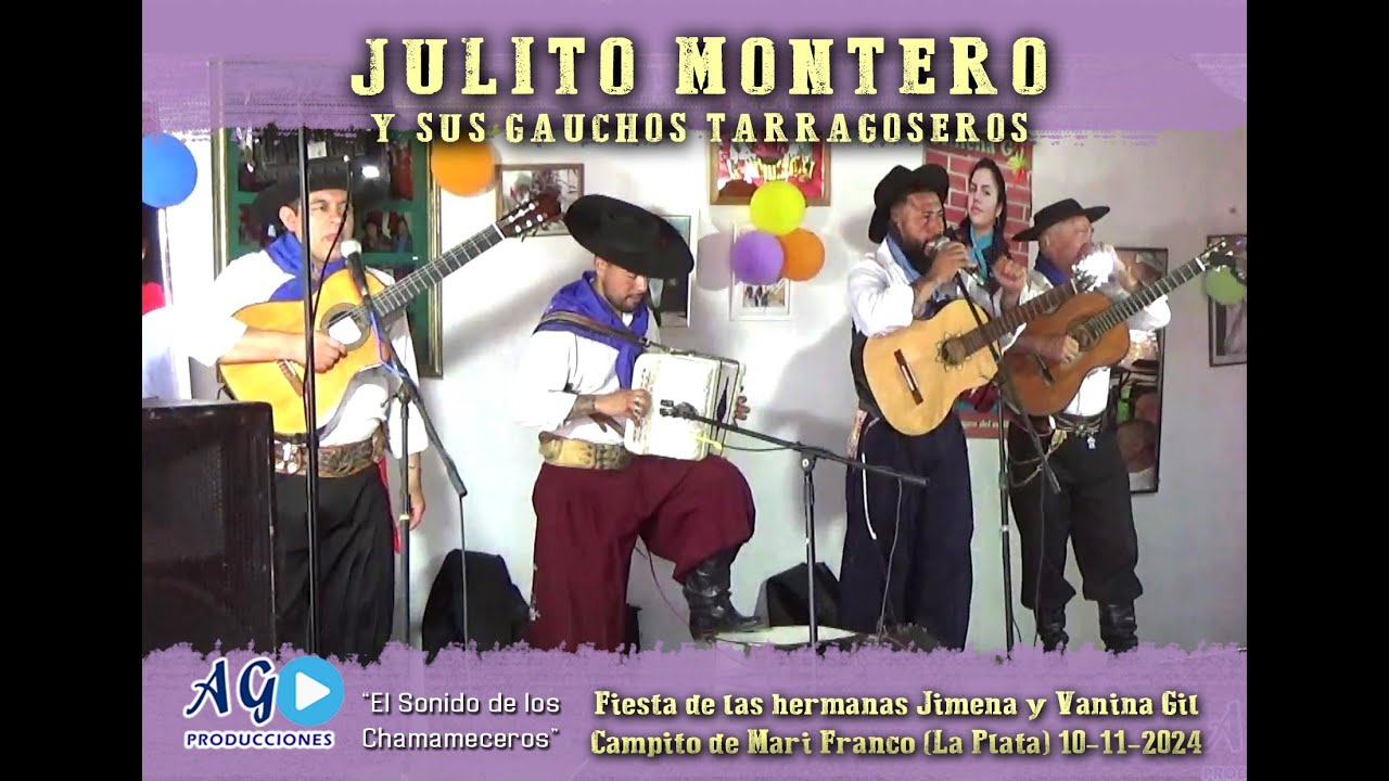 JULITO MONTERO Y SUS GAUCHOS TARRAGOSEROS EN VIVO 2024 | Fiesta de las ...