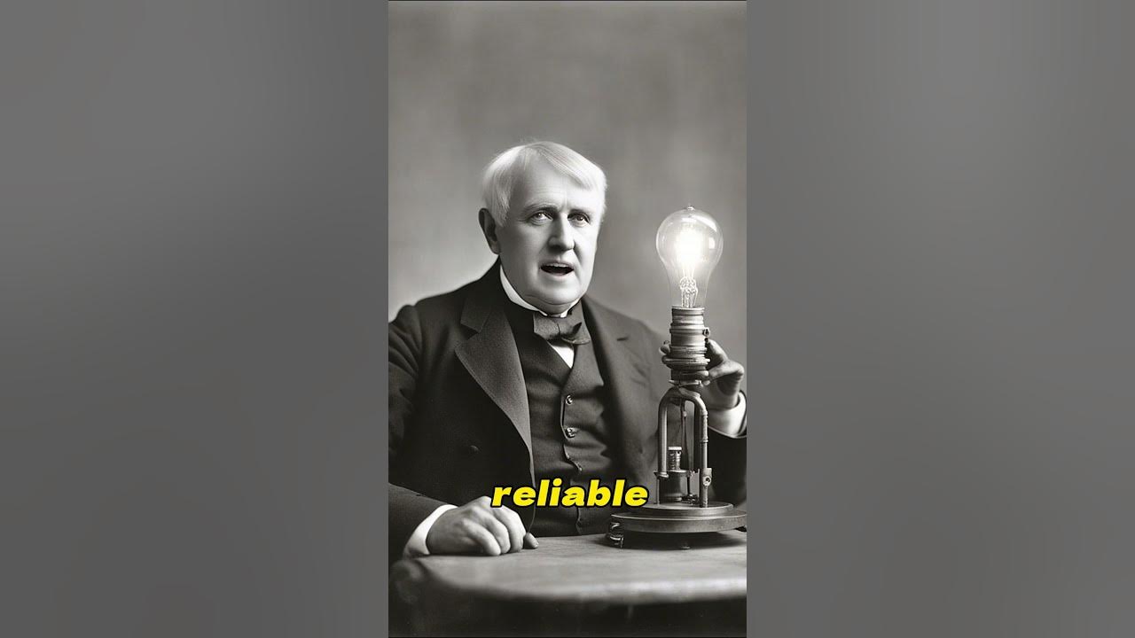 Thomas Edison (USA) - Electric Light Bulb (1879) - YouTube