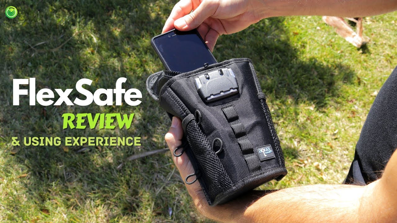 FlexSafe Portable Travel Safe by AquaVault | FlexSafe Review 2022 - YouTube