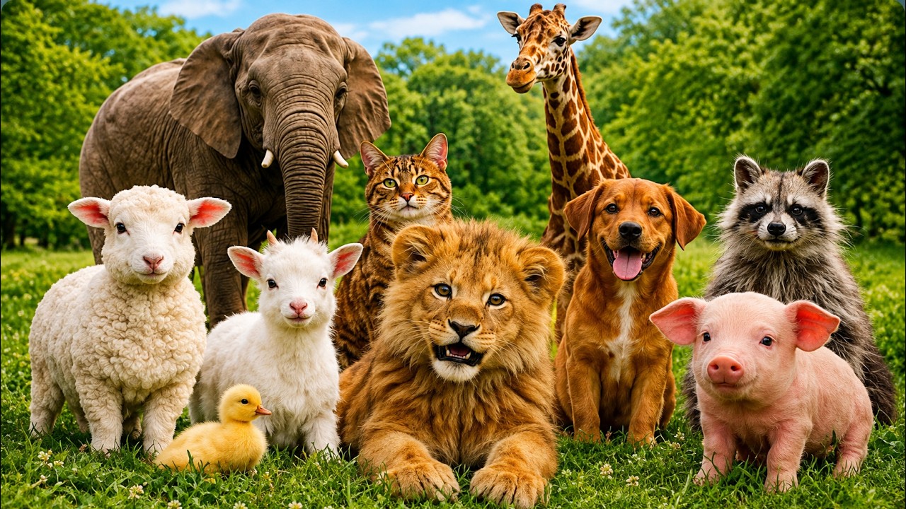 🐾 50+ Animal Sounds and Names for Kids | Fun & Easy Animal Learning 🦁🐘🐶 ...