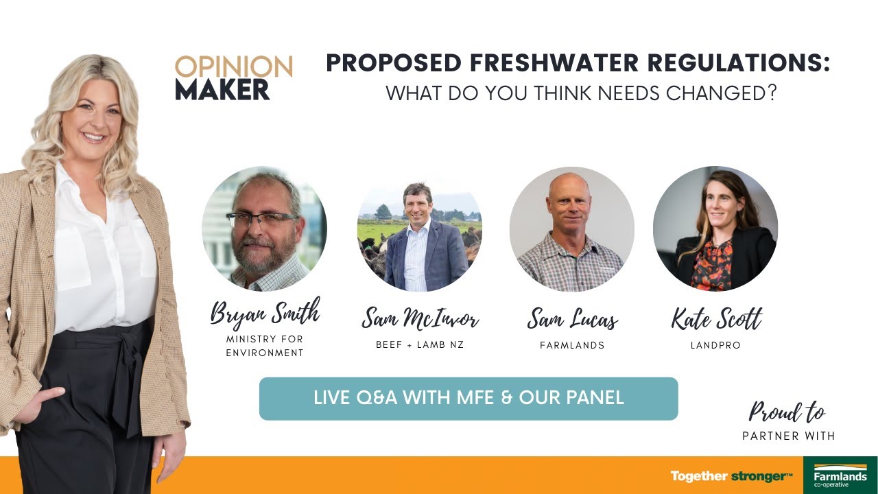 Q&A with Ministry for Environment on Freshwater Farm Plans & Intensive ...