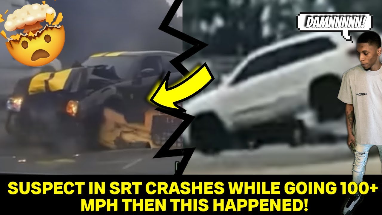 SUSPECT IN SRT CRASHES WHILE GOING 100+ MPH THEN THIS HAPPENED ...