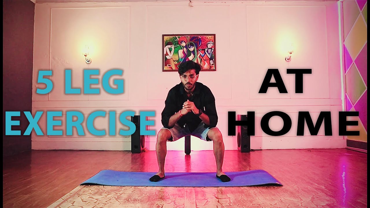 5 leg workout AT Home #exercise - YouTube