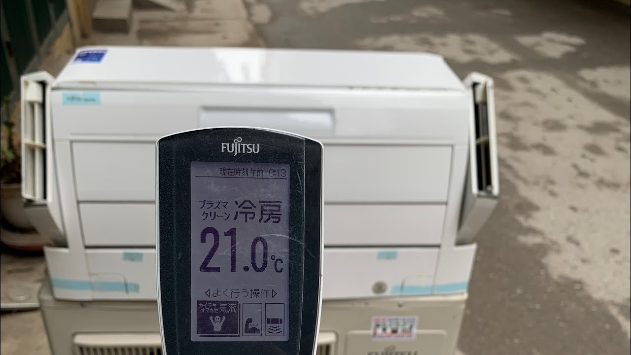 FUJITSU nocria điều hoà nhật model:as-x40f2w vi tính loa super vip # ...