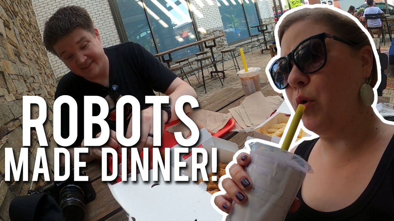 ROBOT COOKED CHICKEN | 360 Chicken and Bubble Tea - YouTube