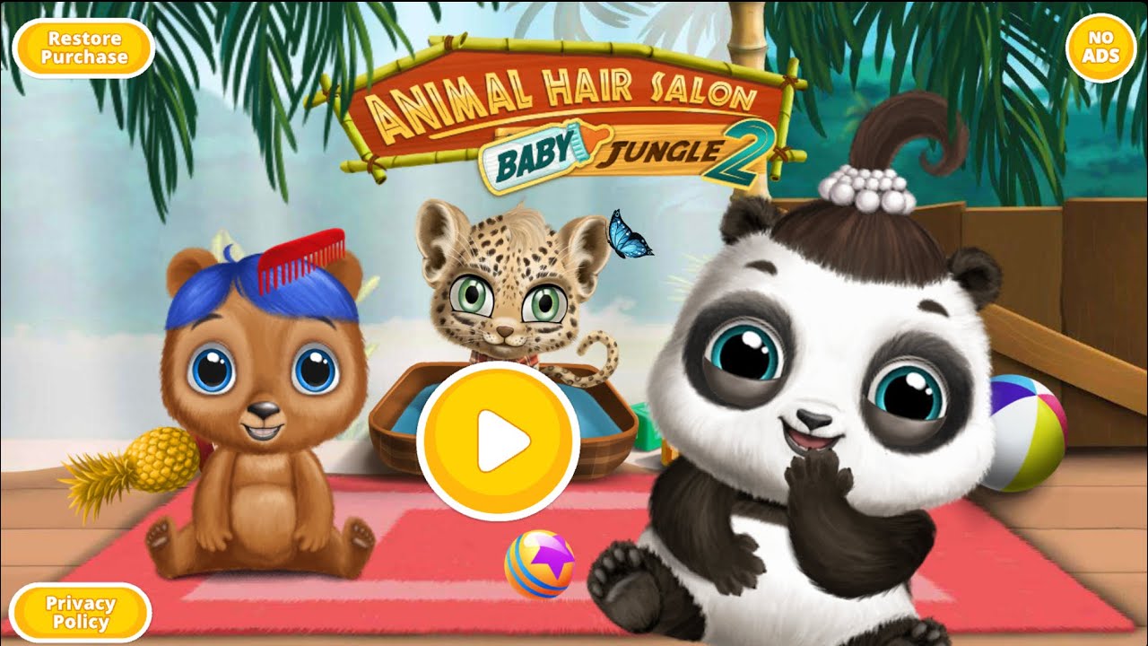 Fun Animal Makeover Makeup - Baby Jungle Animal Hair Salon!Baby Pet ...