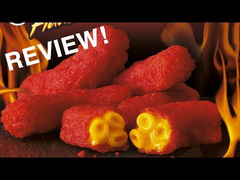 Flamin' Hot Mac n' Cheetos Burger King Review - YouTube