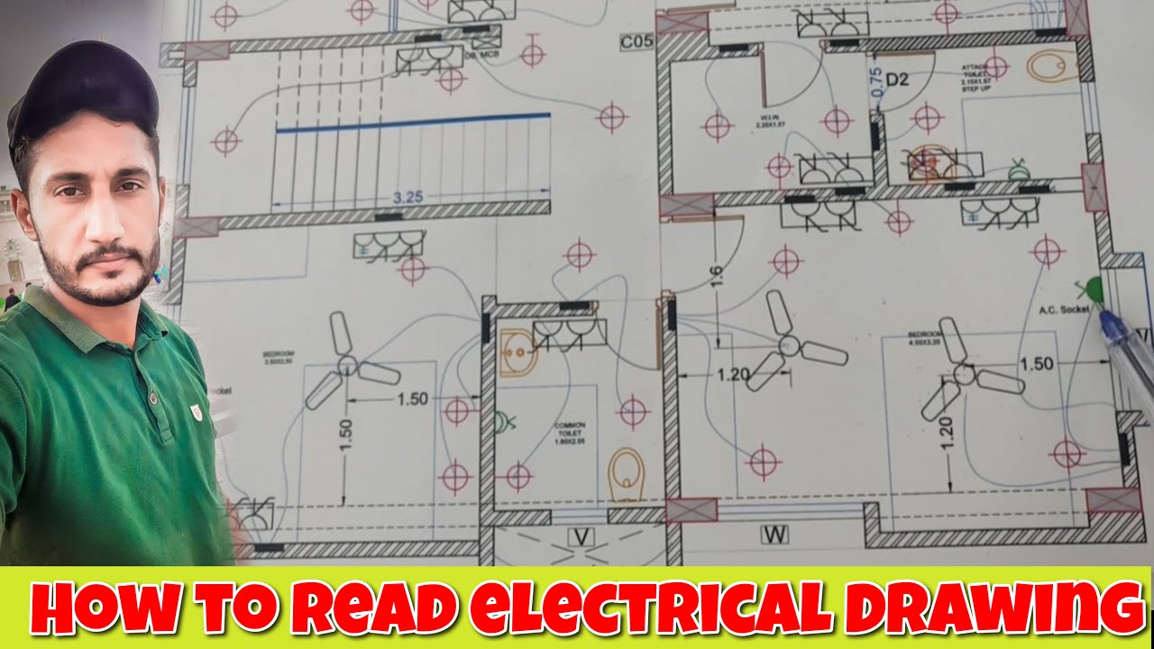 How to read Electrical drawing KSA - YouTube