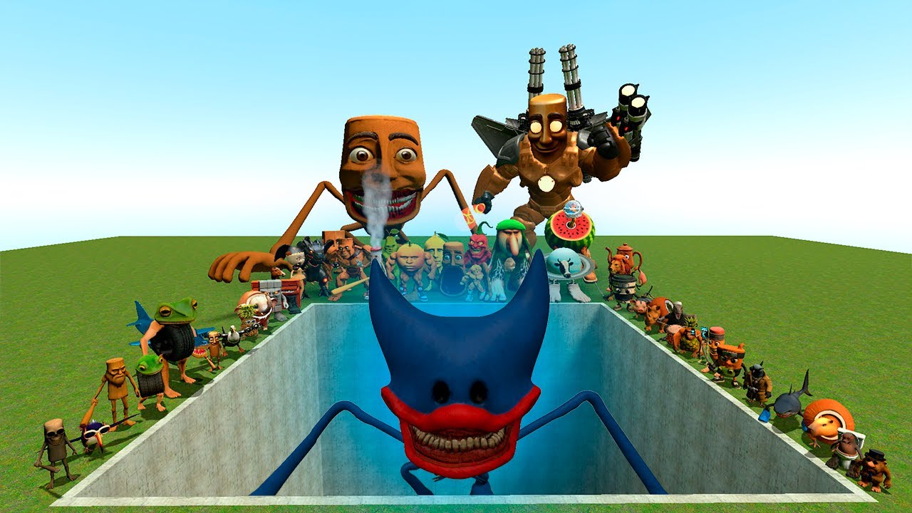 ALL NEW ITALIAN AI BRAINROT MEMES VS THE GIANT PIT WITH HUGGY TAPES ...