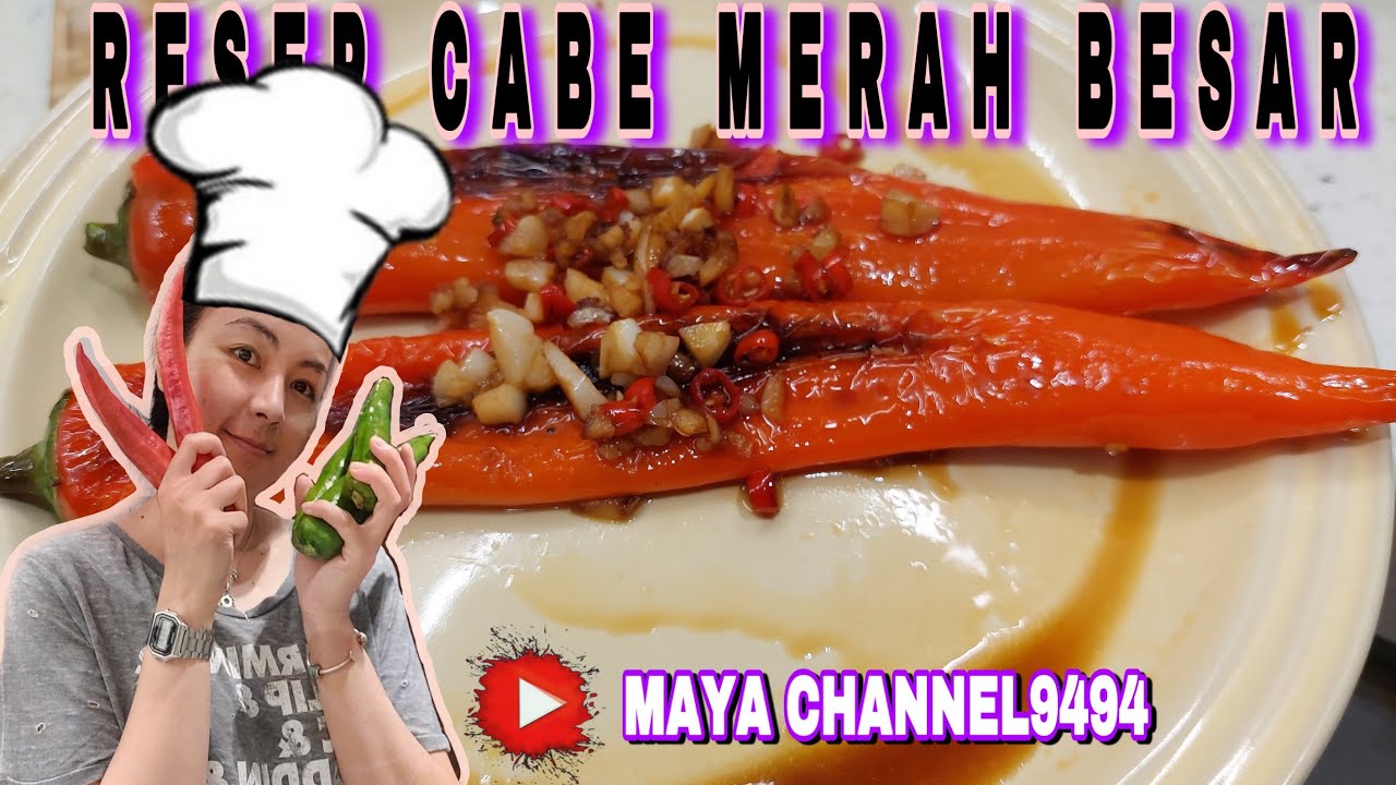 RESEP CABE MERAH BESAR mukbang Chinese food - YouTube