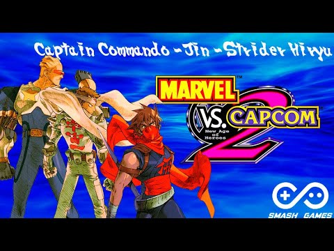 09 Gameplay Marvel vs Capcom 2 Captain Commando Strider Hiryu Jin - YouTube