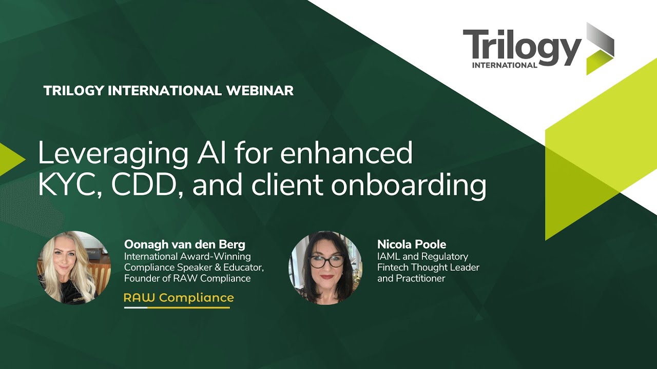 Leveraging AI for Enhanced KYC, CDD, and Client Onboarding - YouTube