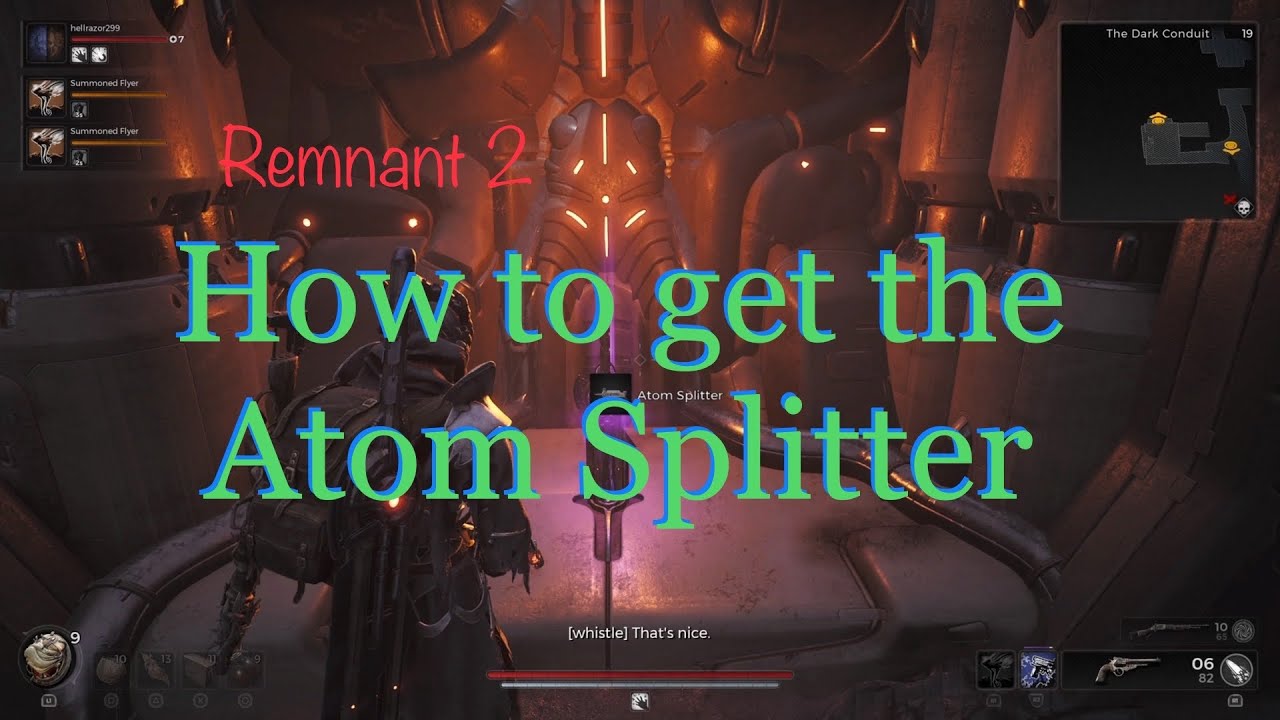 Remnant 2 | How to get the Atom Splitter - YouTube