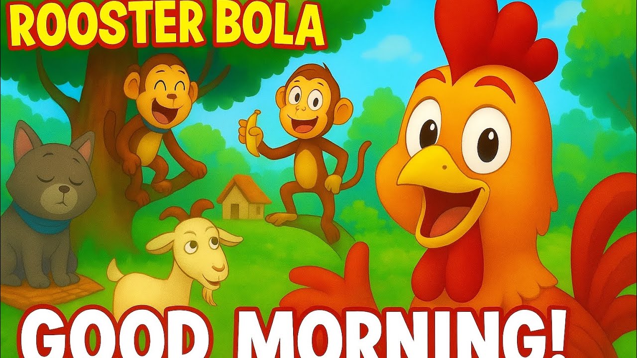 Murga Bola Good Morning 🐔 | Funny Animal Rhyme for Kids | Giggle Toons ...