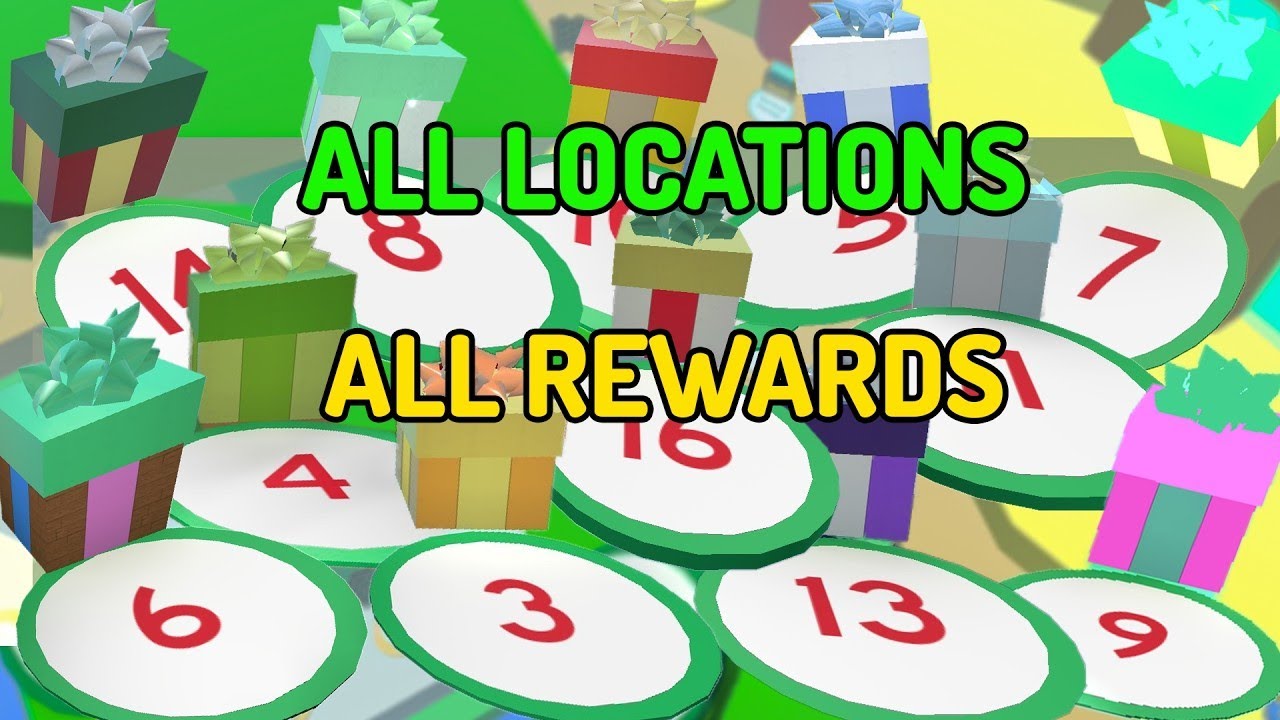 All present location Beesmas 2025! Bee Swarm Simulator - YouTube