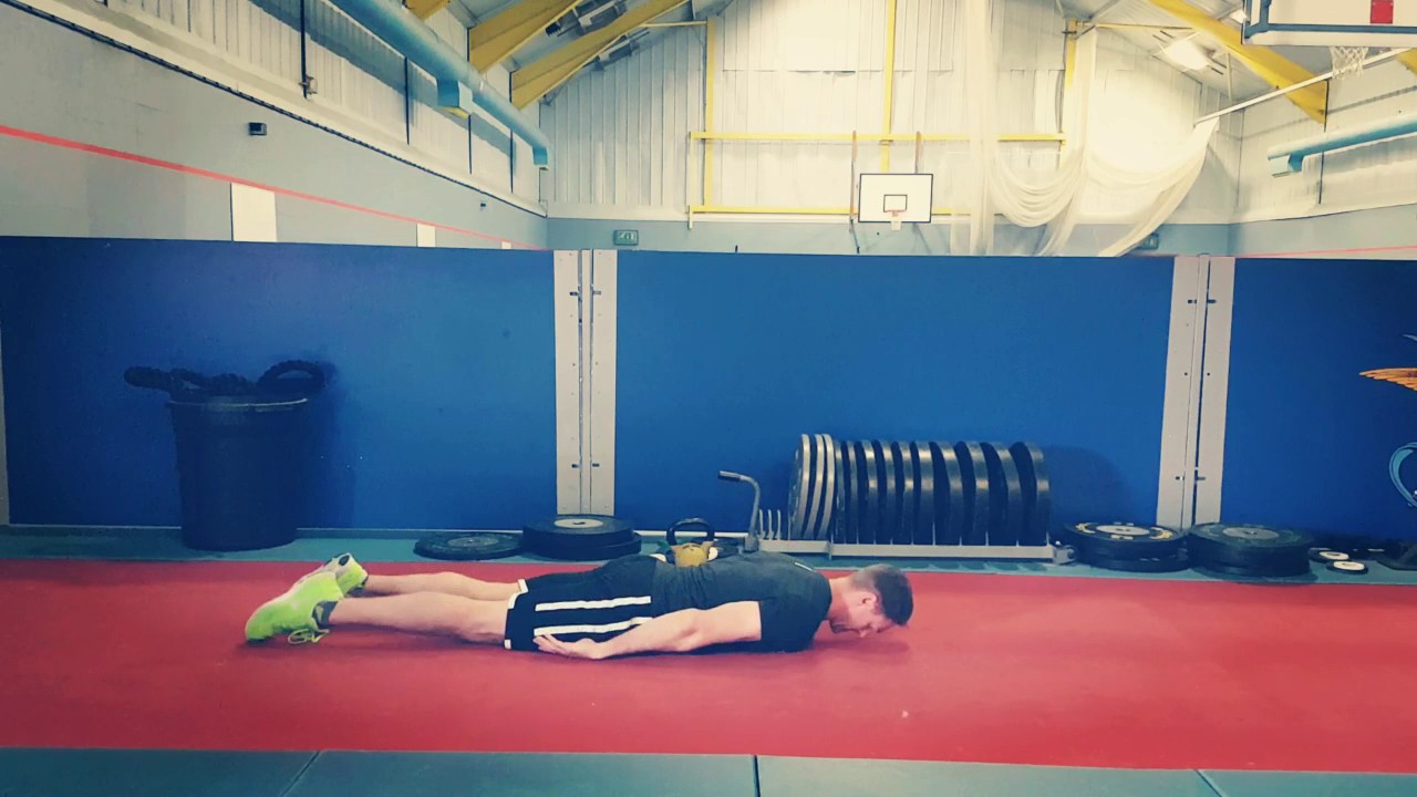 Prone shoulder extension - YouTube