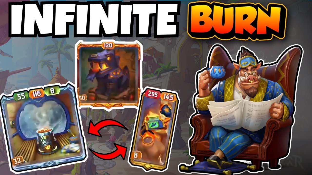 Infinite Burn Loop = Storm Damage On Steroids | The Bazaar - YouTube