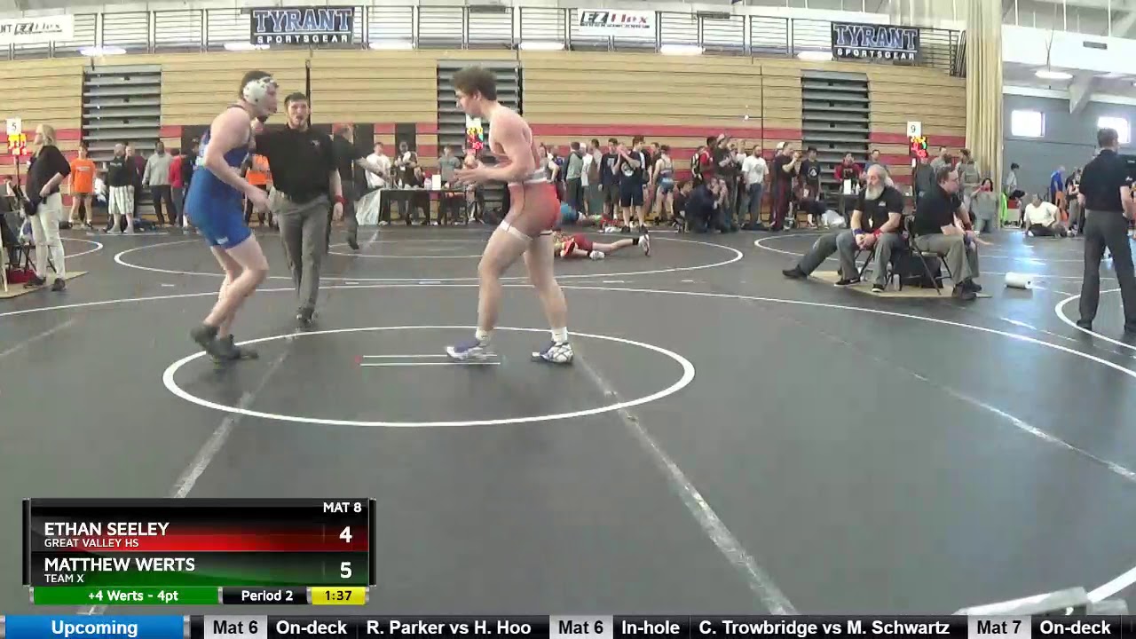 Junior Men 195 Ethan Seeley Great Valley HS Vs Matthew Werts Team X ...