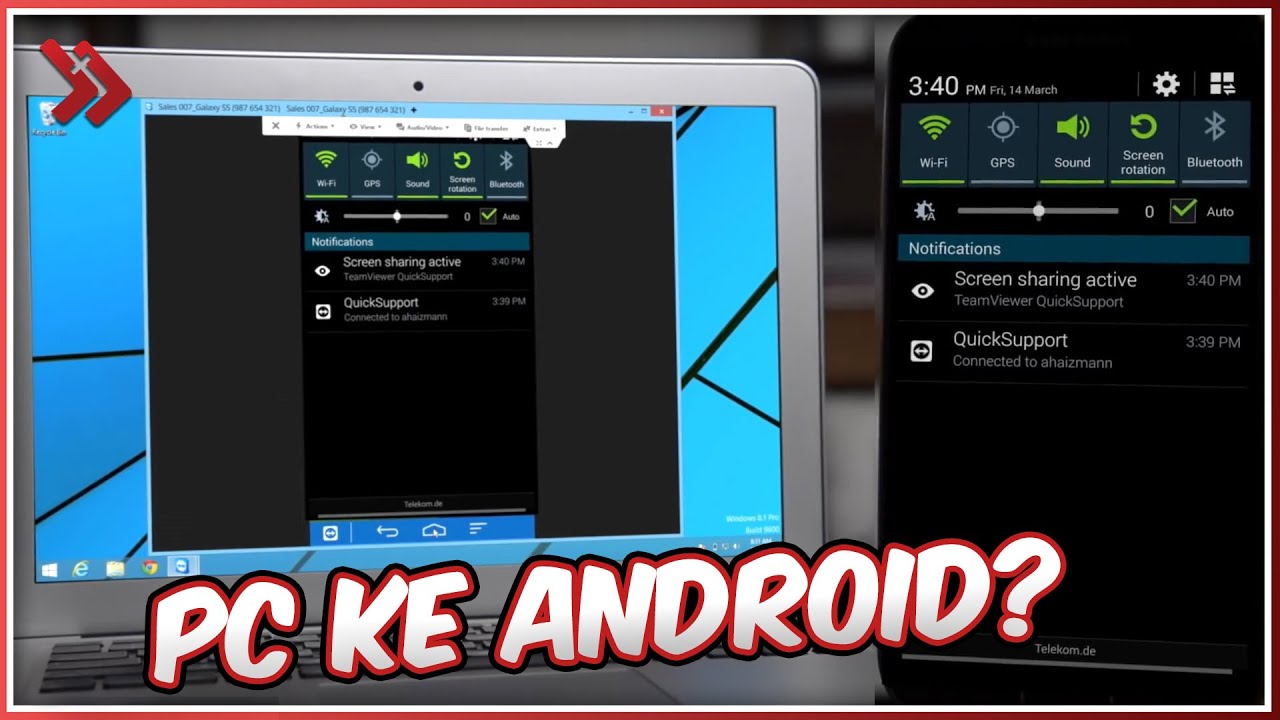 7 Aplikasi Pengendali HP Android dari PC - YouTube