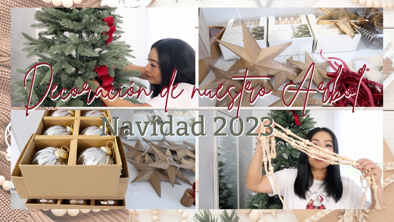 🎄NUEVA DECORACIÓN DE NUESTRO ALBOL NAVIDAD 2023 COMO DECORAR UN ÁRBOL ...