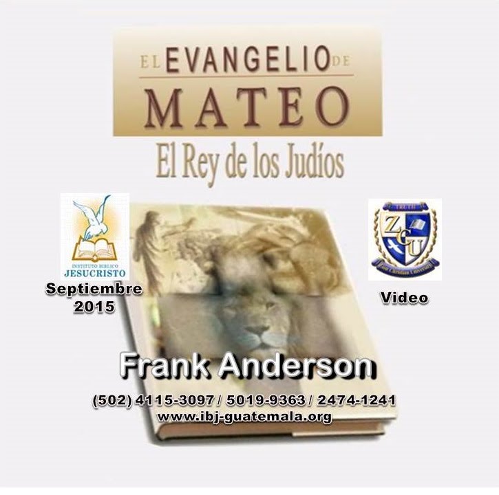 El Evangelio de Mateo - Frank Anderson (5 de 8) - YouTube