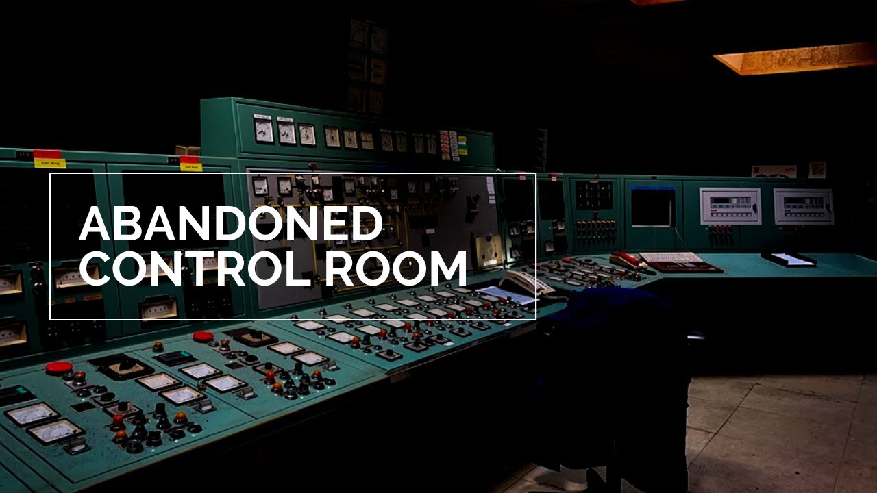 Abandoned control room * everything still works* - YouTube