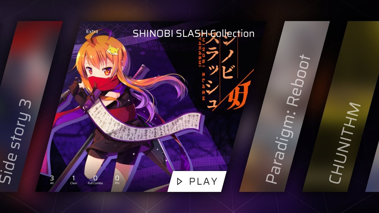 Shinobi slash collection (Part 1 #phigros content) Hard mode - YouTube