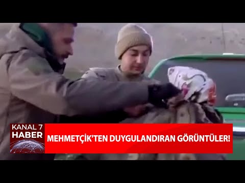 Mehmetçik'ten Duygulandıran Görüntüler!