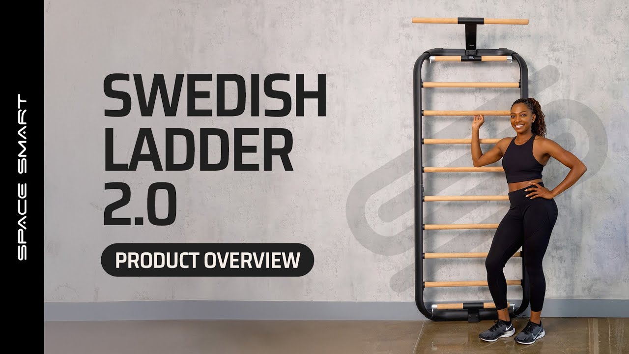 Small Space, Big Gains: SpaceSmart Swedish Ladder 2.0 - YouTube