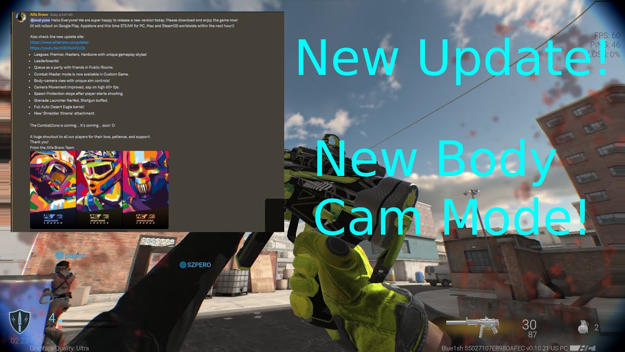 New Update for Combat Master(New Body Cam Mode!) - YouTube