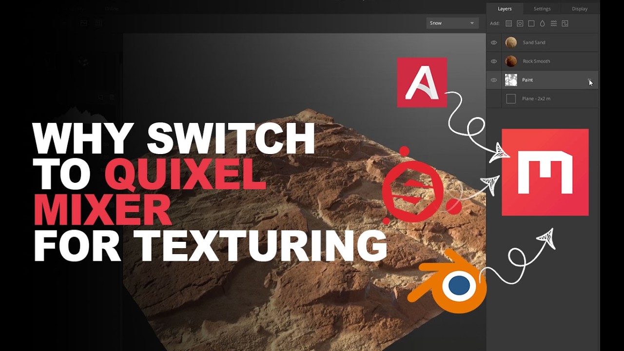 Getting started with quixel mixer - YouTube