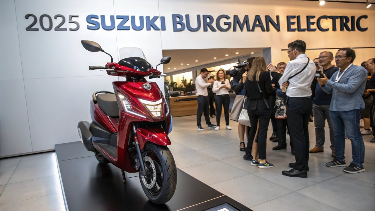 2025 Suzuki Burgman Electric: The Scooter That’s About to KILL Gas ...
