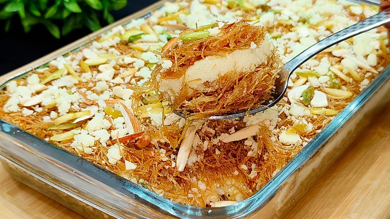 Arabian sewai Pudding Recipe | Easy Arabian Dessert Recipe | Kunafa ...