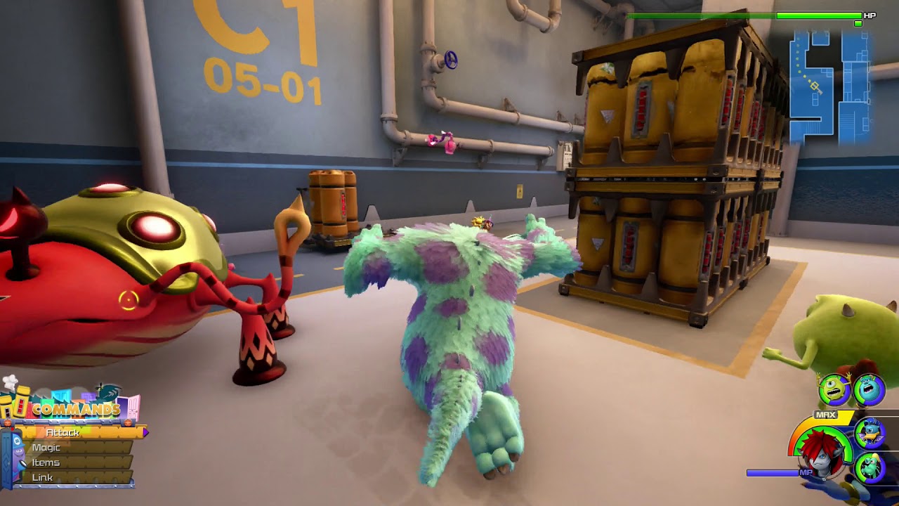 Kingdom Hearts III Walkthrough - Monstropolis - All Lucky Emblem ...