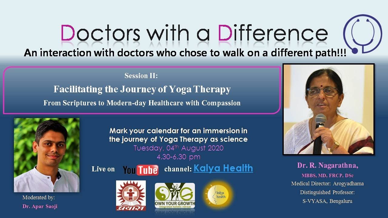 Doctors with the Difference | Dr R Nagarathna - YouTube