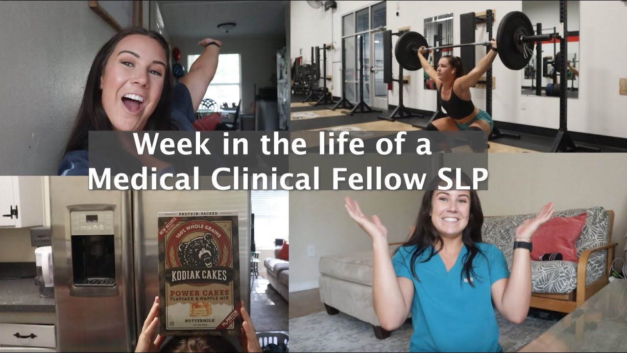 Week in the life of a medical speech pathologist / SLP clinical ...
