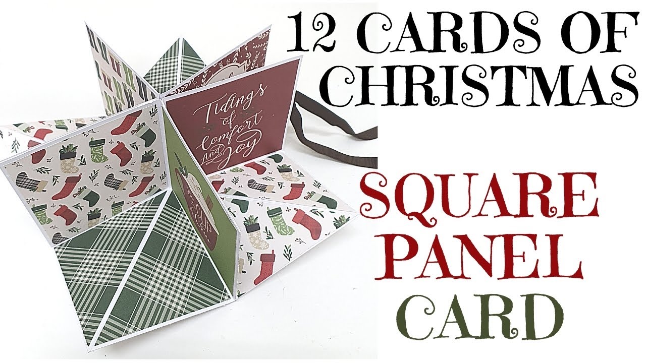 12 Cards of Christmas 2020 - Square Panel Card GET FREE PRINTABLE GUIDE ...