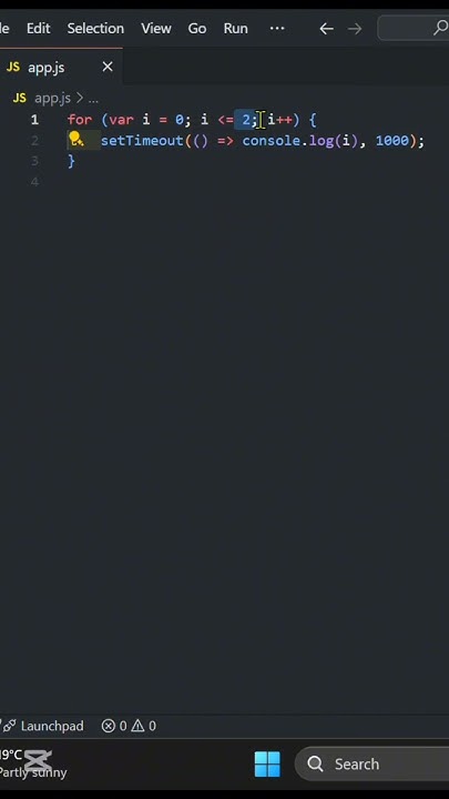 JavaScript Interview Question – Scope & Async Behavior #javascriptinterview # ...