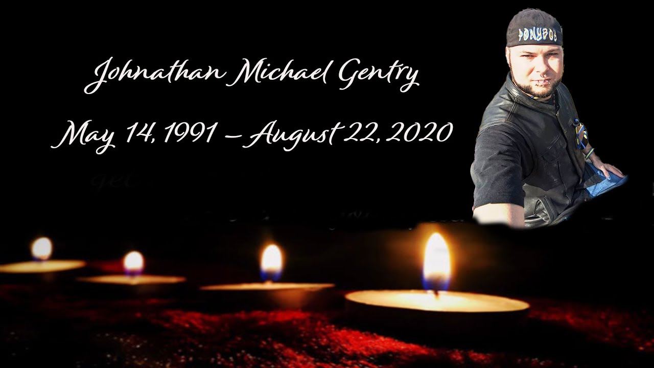 Johnathan Michael "PonyBoy" Gentry Memorial Service - YouTube