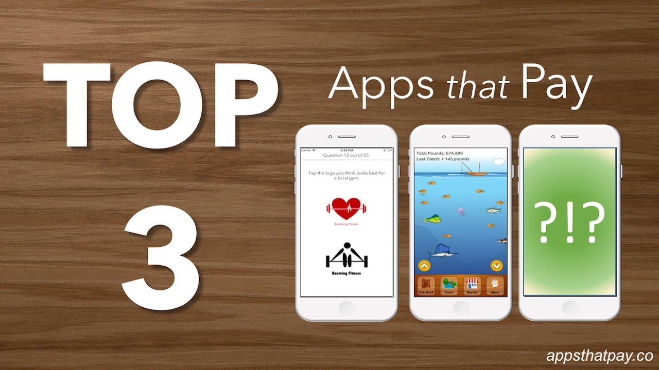 Top 3 Apps that Pay You (in 2017) in Under 60 seconds! - YouTube