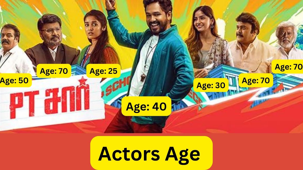 PT Sir movie actors age in 2024 | Hiphop Thamila Aathi - YouTube