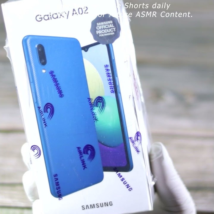Samsung Galaxy A02 Unboxing |ASMR| - YouTube