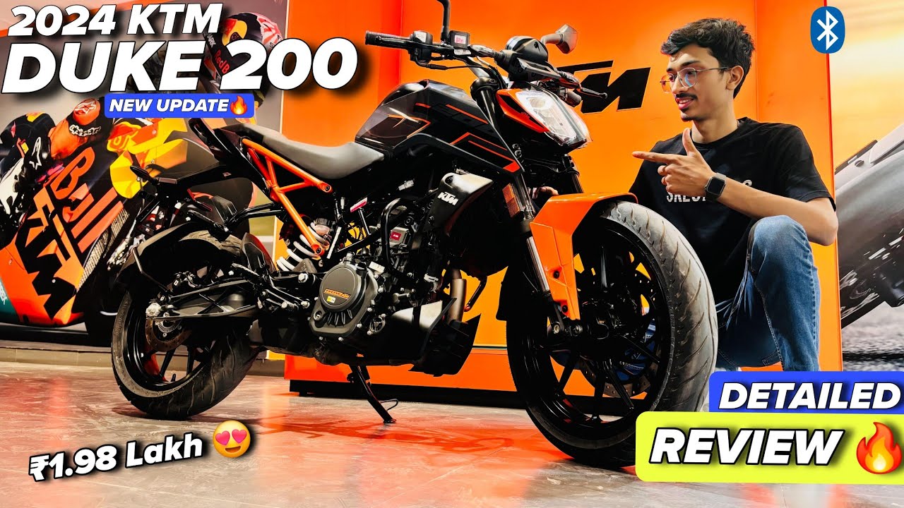 2024 KTM DUKE 200 Detailed Review 🔥| KTM Duke 200 Black Colour | Duke ...