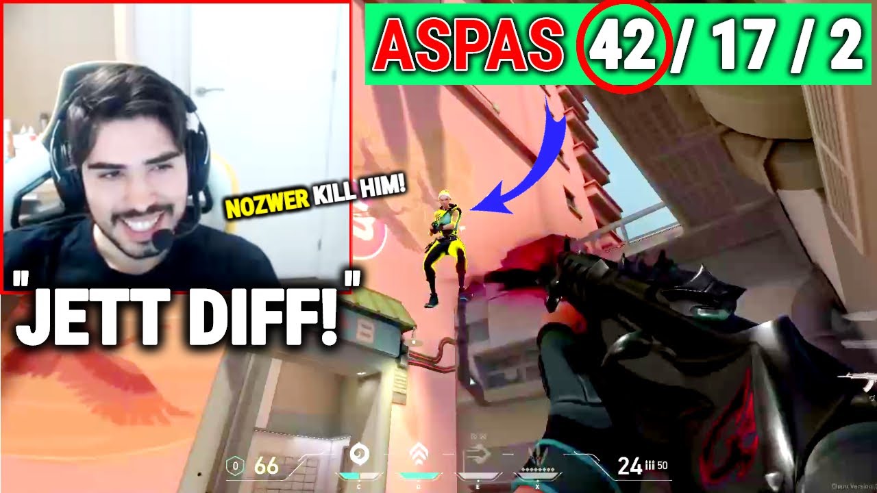 LEV Aspas Jett Main Return in Ranked & Drops 42 Bombs With LEV Nozwer ...