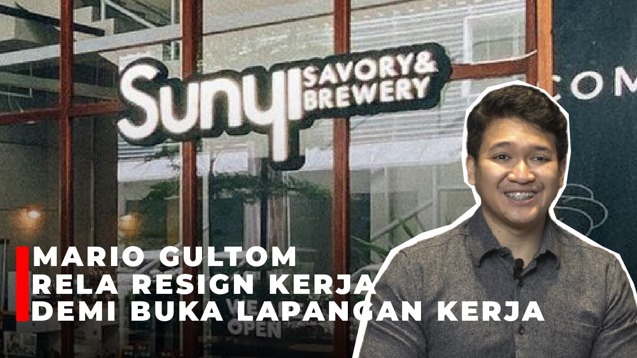 Mario Gultom Rela Resign Kerja Demi Buka Lapangan Kerja Teman ...