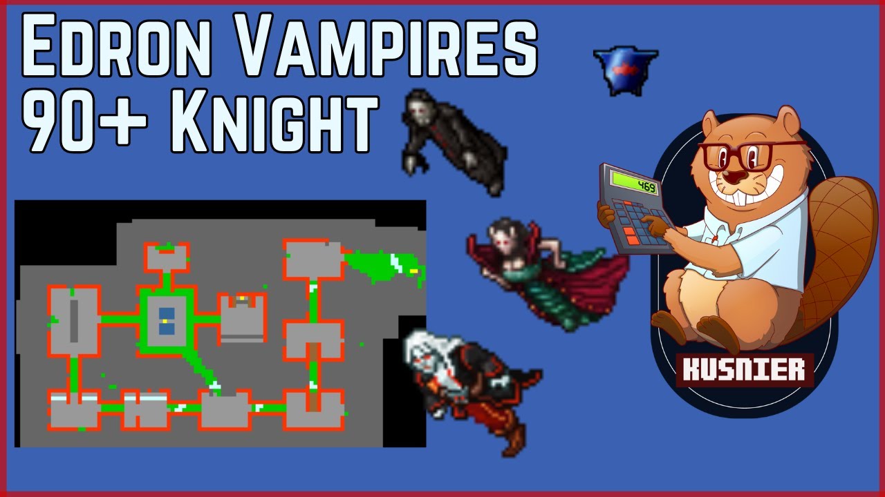 Edron Vampires | 90+ Knight | Tibia - YouTube